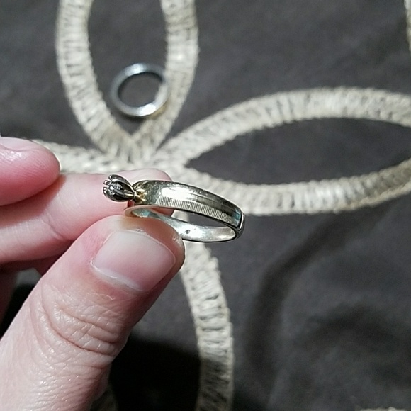 Jewelry | Real Diamond Engagement Ring9251k Fc Stamped | Poshmark